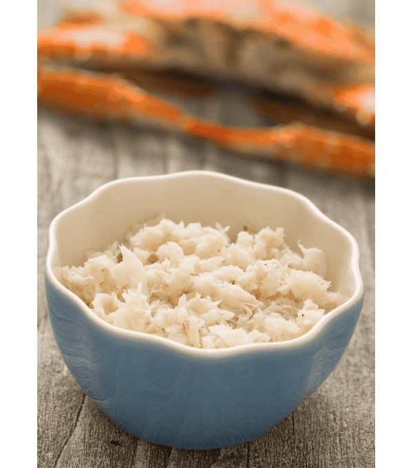 CHAIR DE CRABE BLANCHE NAUTILUS au prix de gros